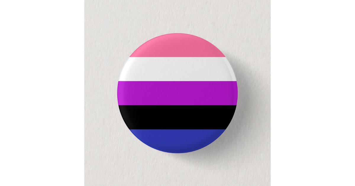 Gender Fluidity Pride Flag Button | Zazzle