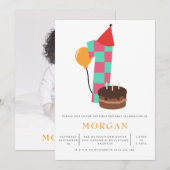 Gender Neutral 1st Birthday Party Invitation | Zazzle