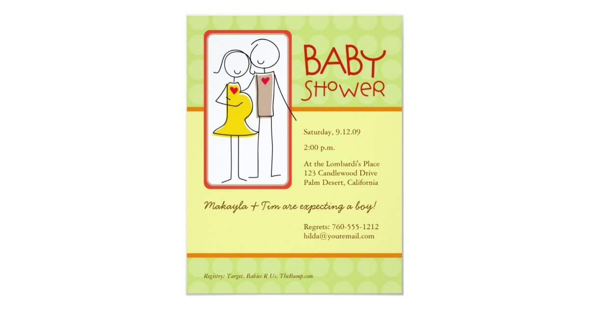 Gender Neutral Baby Shower Card | Zazzle