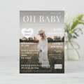 Gender Neutral Magazine Cover Photo Baby Shower Invitation | Zazzle
