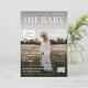 Gender Neutral Magazine Cover Photo Baby Shower Invitation | Zazzle