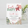 Gender Neutral Santa Baby Shower Invitation | Zazzle