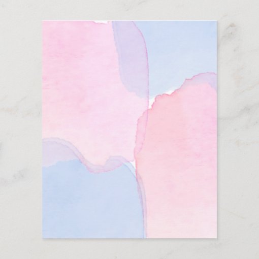 Gender Reveal Party Pink Blue Budget Invitation Flyer Zazzle 1068