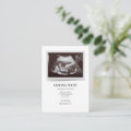 Gender Reveal Ultrasound Photo Pregnancy Note Card | Zazzle