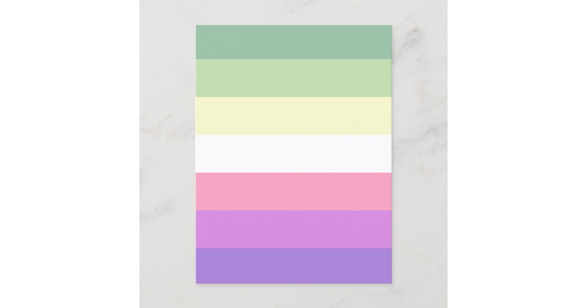 Genderfae Pride Flag Postcard | Zazzle