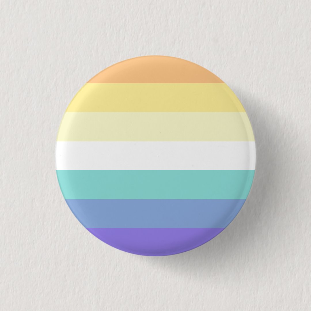 Genderfaun Pride Flag Badge Button | Zazzle