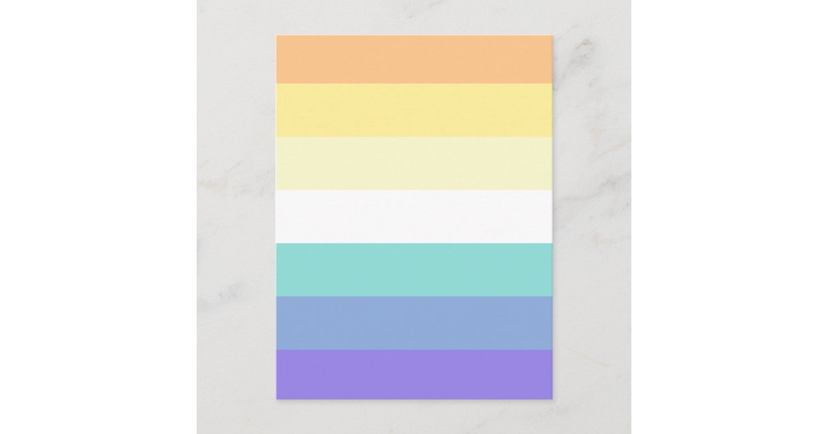 Genderfaun Pride Flag Postcard | Zazzle