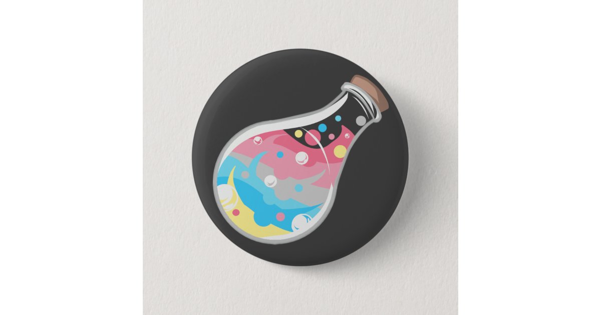 Genderflux Pride Potion Button | Zazzle