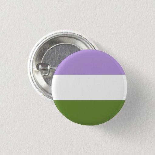 Genderqueer Flag Badge Button | Zazzle