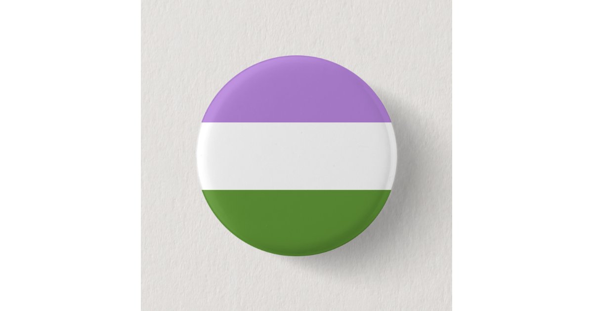 Genderqueer pride flag! button | Zazzle