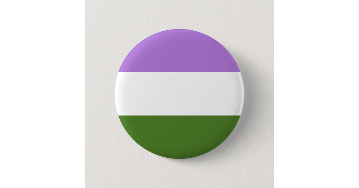 Genderqueer pride flag button | Zazzle