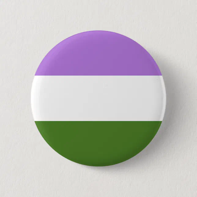 Genderqueer pride flag button | Zazzle