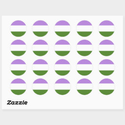 Genderqueer Pride Flag Stickers | Zazzle