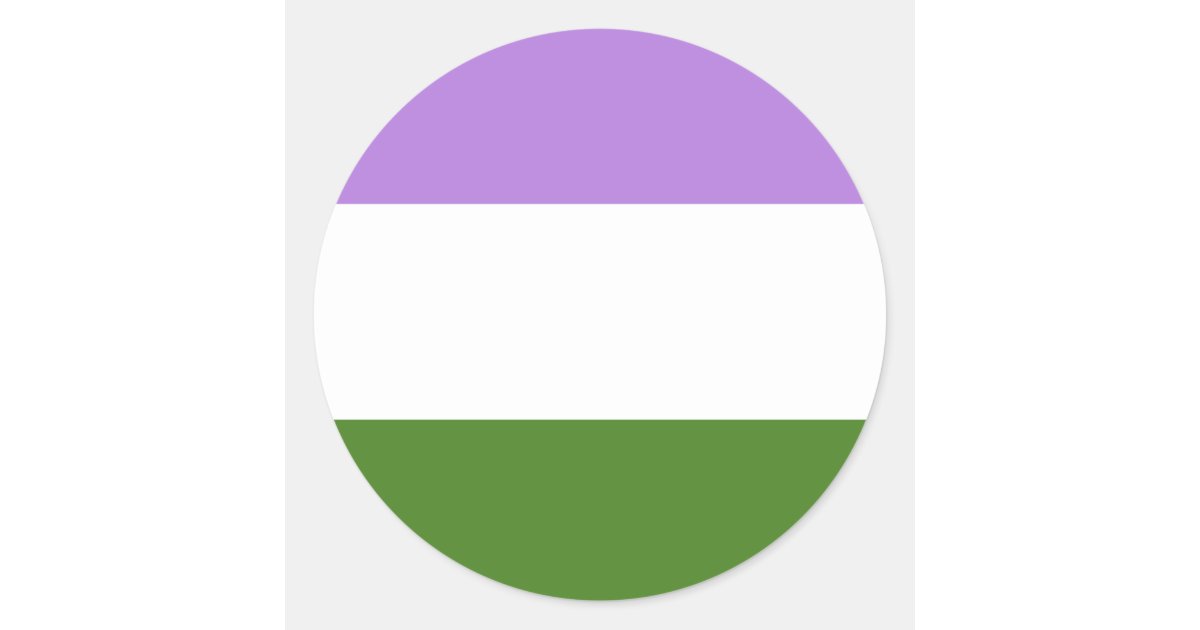 Genderqueer Pride Flag Stickers | Zazzle