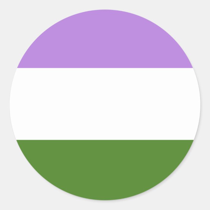 Genderqueer Pride Flag Stickers | Zazzle.com