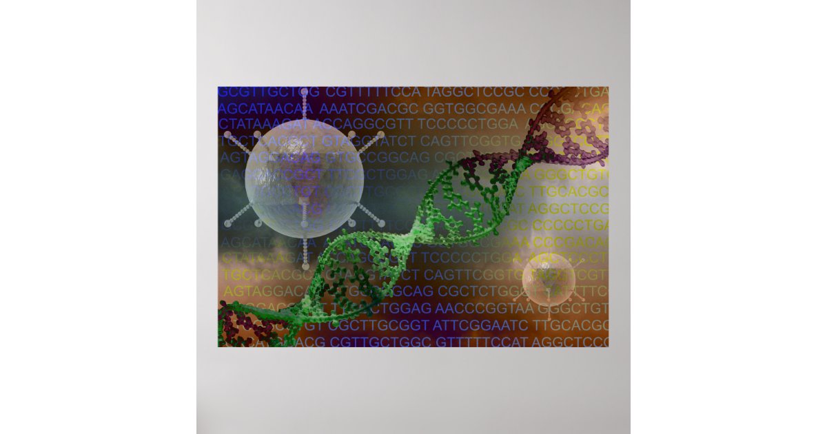 Gene therapy poster | Zazzle