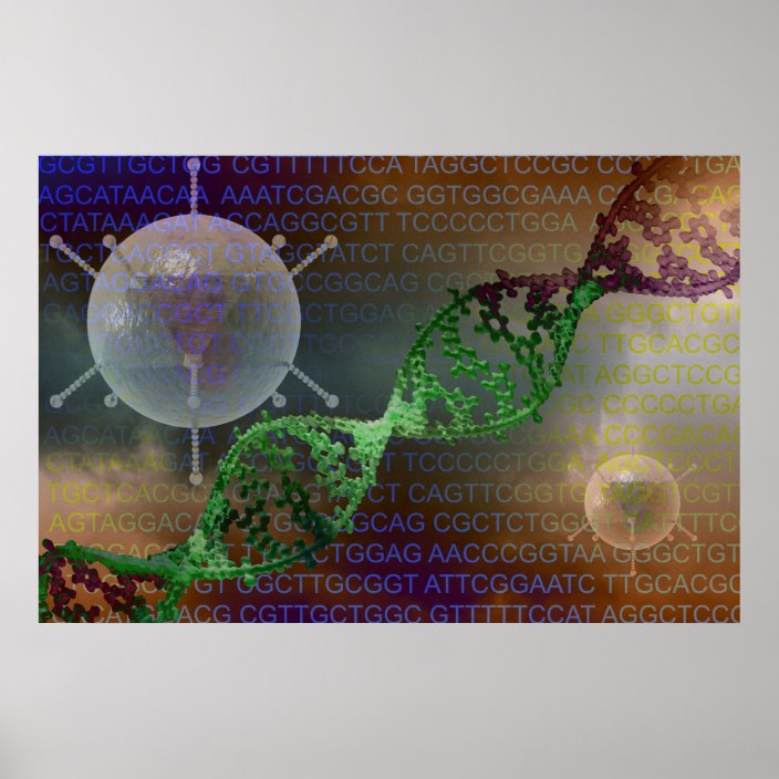 Gene therapy poster | Zazzle.com