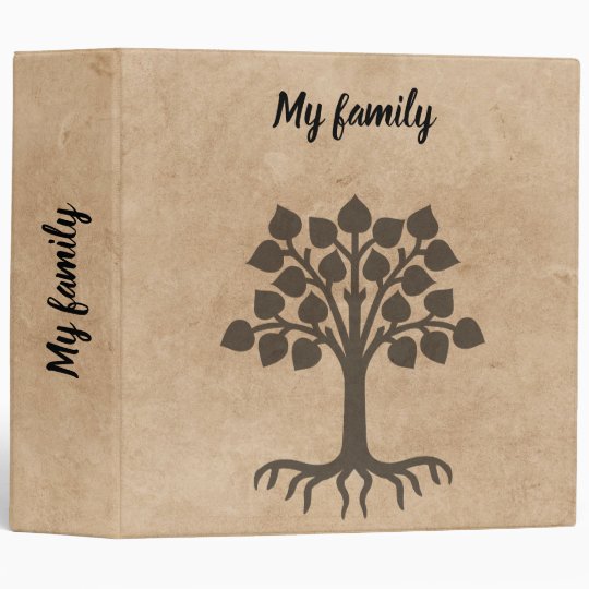 Genealogy Family Tree 3 Ring Binder | Zazzle.com