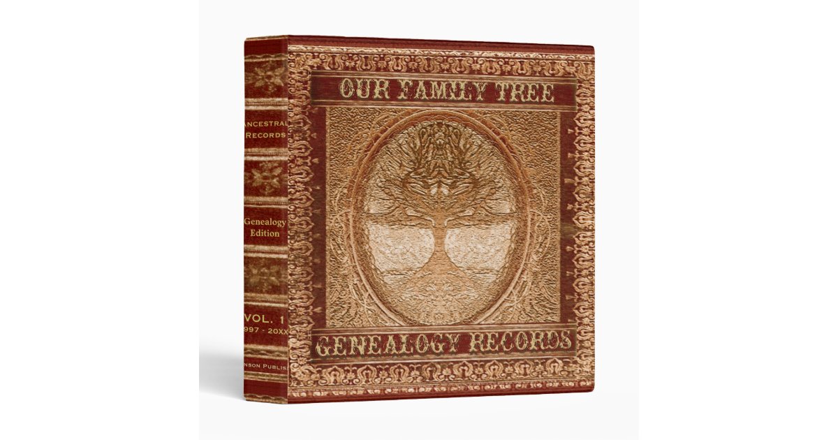 Genealogy Family Tree Binder | Zazzle