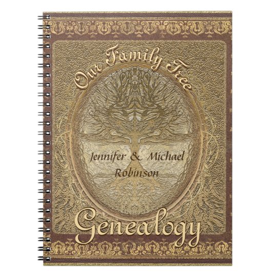 Genealogy Family Tree Notebook | Zazzle.com