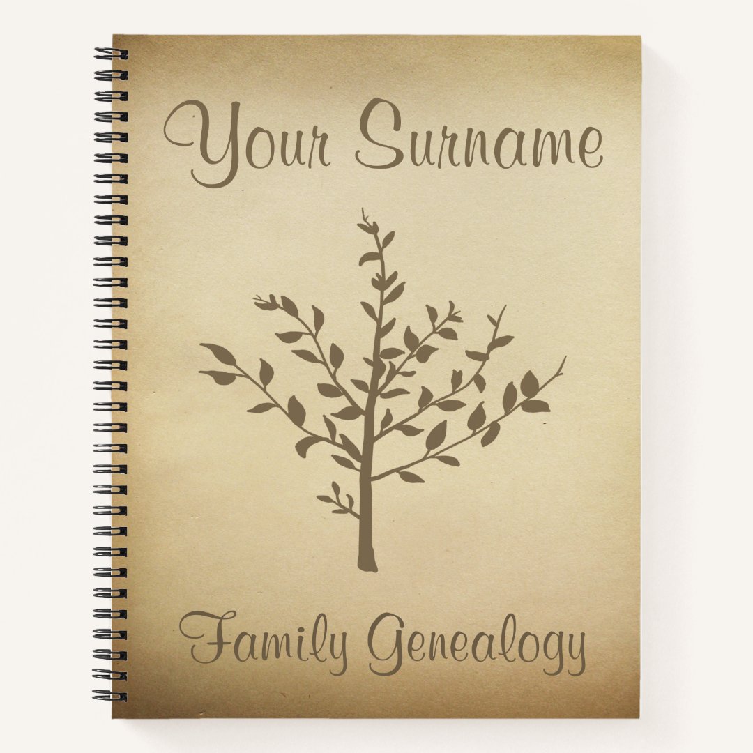 Genealogy Notebook | Zazzle