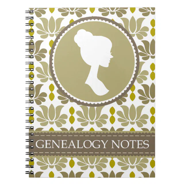 Genealogy Notes Journal | Zazzle