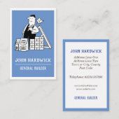 General Builder with Building Materials. Business Card | Zazzle