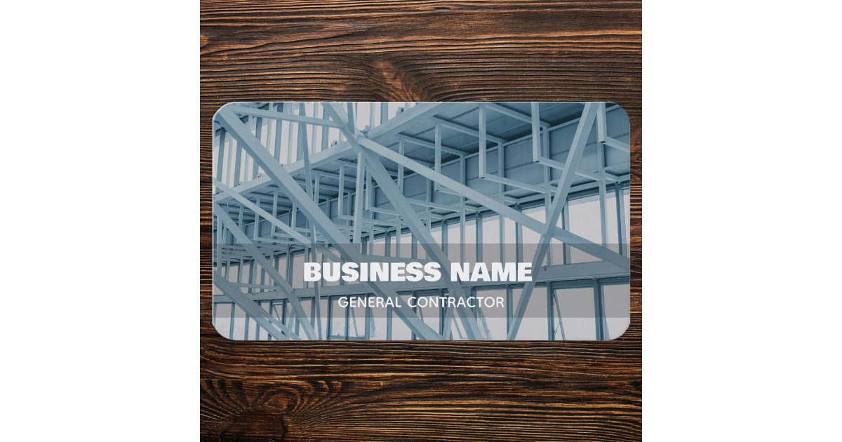 General Contractor Business Card | Zazzle