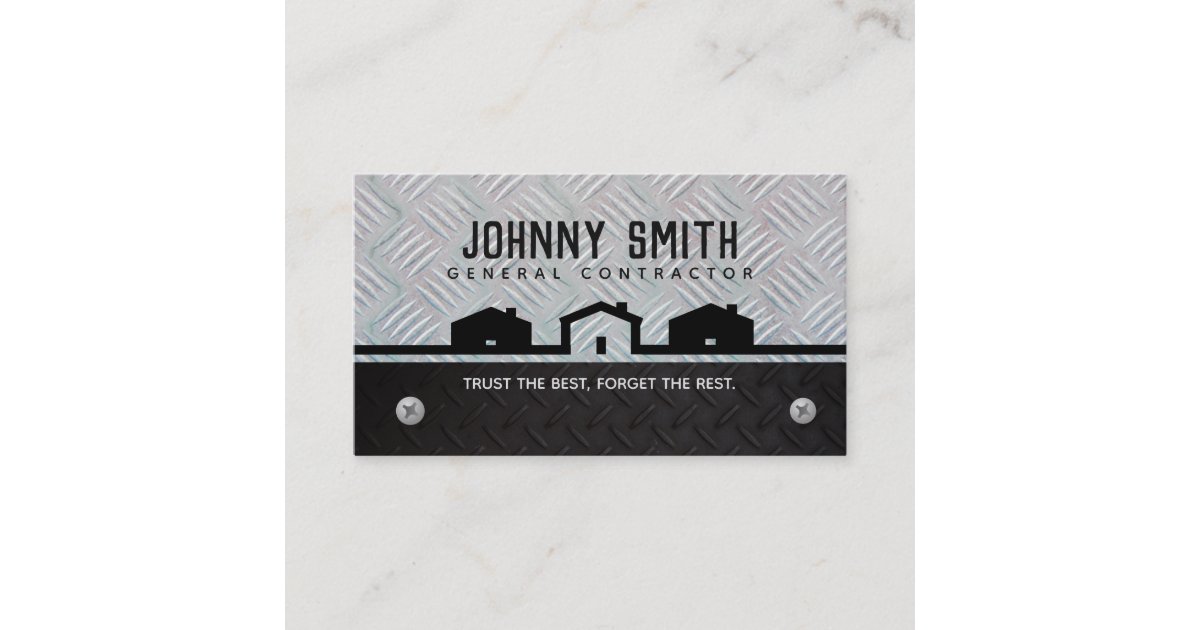 General Contractor Slogans Business Cards | Zazzle