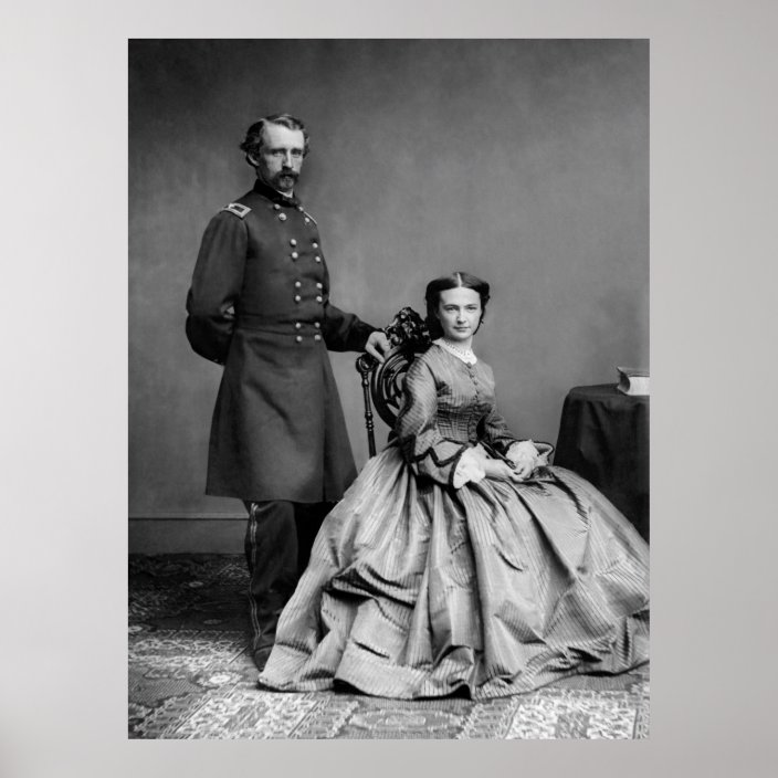 General Custer and His Wife Libbie Poster | Zazzle.com