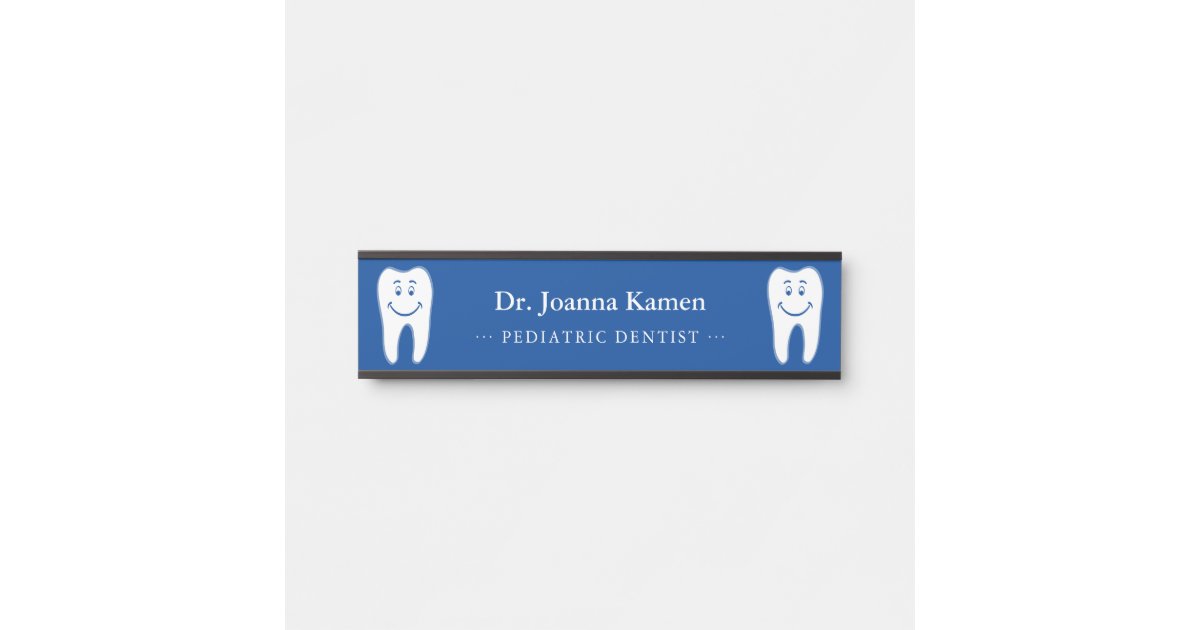General Dentist | Smiling Teeth Door Sign | Zazzle