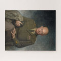 General Dwight Eisenhower 5 Star Painted Portrait Jigsaw Puzzle | Zazzle