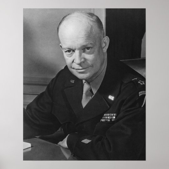 General Dwight Eisenhower -- WWII Poster | Zazzle.com