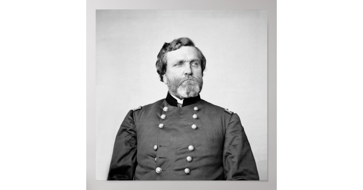 General George Thomas Portrait Poster | Zazzle