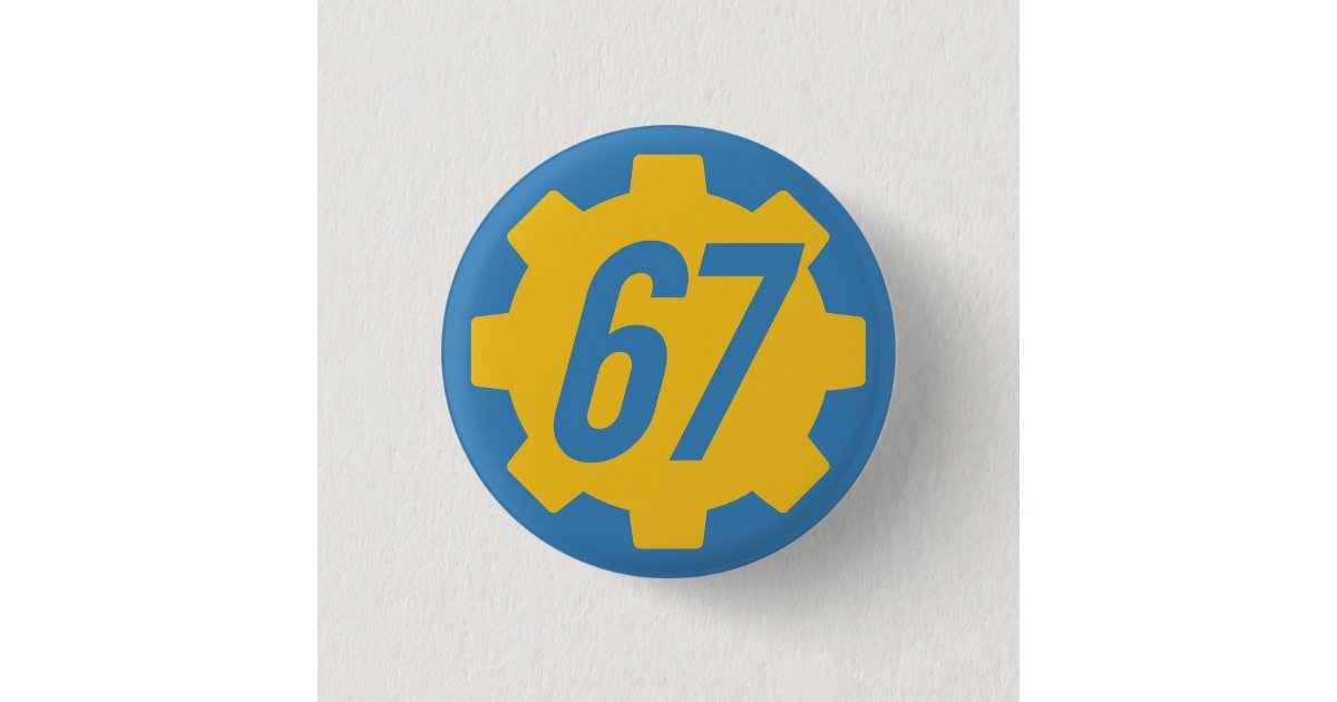 General Issue Vault 67 (variant) Button | Zazzle