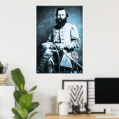 General J.E.B. Stuart Civil War Hero Poster | Zazzle