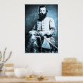 General J.E.B. Stuart Civil War Hero Poster | Zazzle