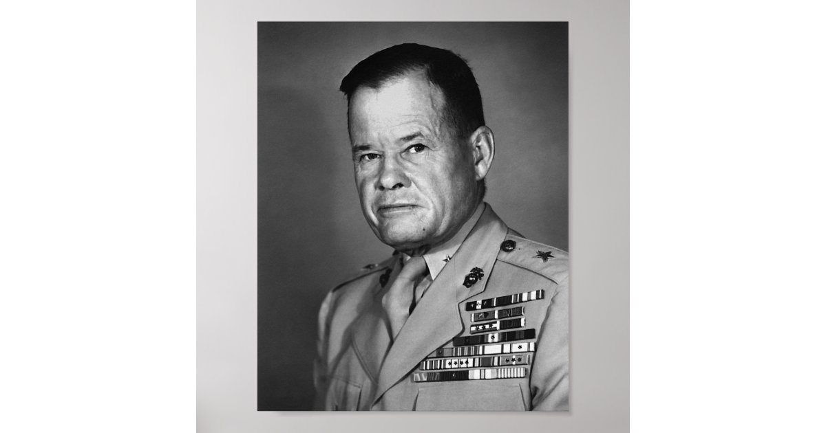 General Lewis Puller - 1952 Poster | Zazzle