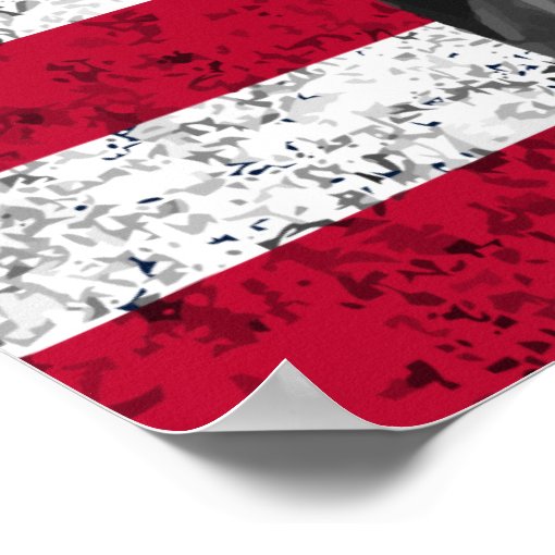 General Patton and The American Flag Poster | Zazzle