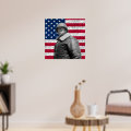 General Patton and The American Flag Poster | Zazzle
