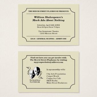 General purpose custom event admission ticket | Zazzle