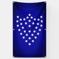 General Sherman's Battle Flag Banner (vertical) | Zazzle