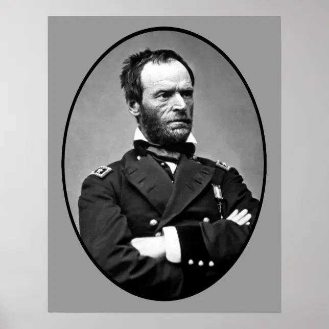 General William Tecumseh Sherman Poster | Zazzle