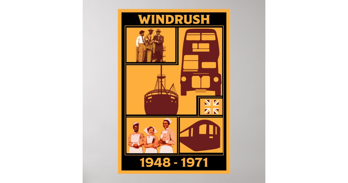 Generation Windrush British History Poster | Zazzle