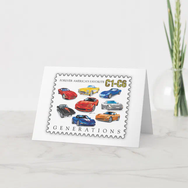 GENERATIONS OF AUTOMOBILE ART INVITATION | Zazzle
