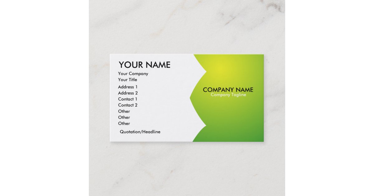 Generic Business Card | Zazzle