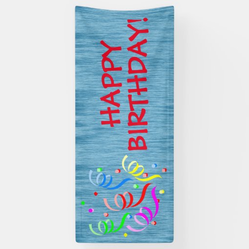 Generic Happy Birthday Banner | Zazzle