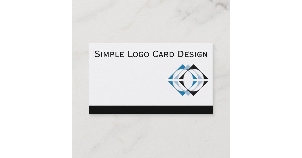 Generic Logo Business Card Template Professional | Zazzle