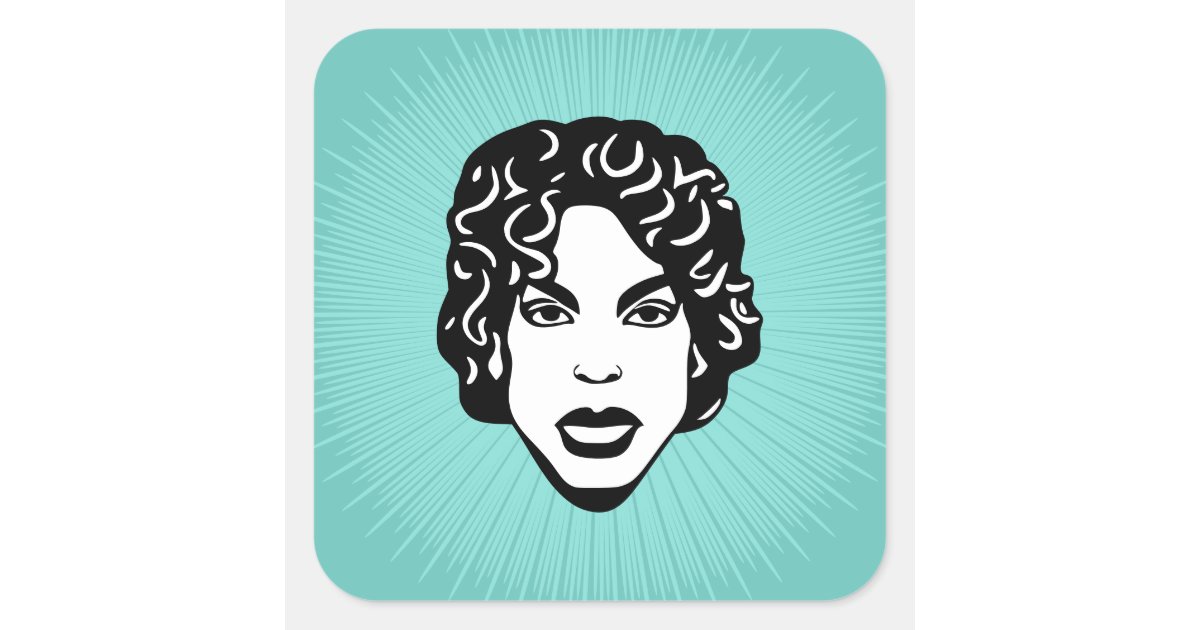 Generic Person Square Sticker | Zazzle