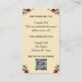 Generic QR Code Gothic Kissing Skeletons Wedding Enclosure Card | Zazzle
